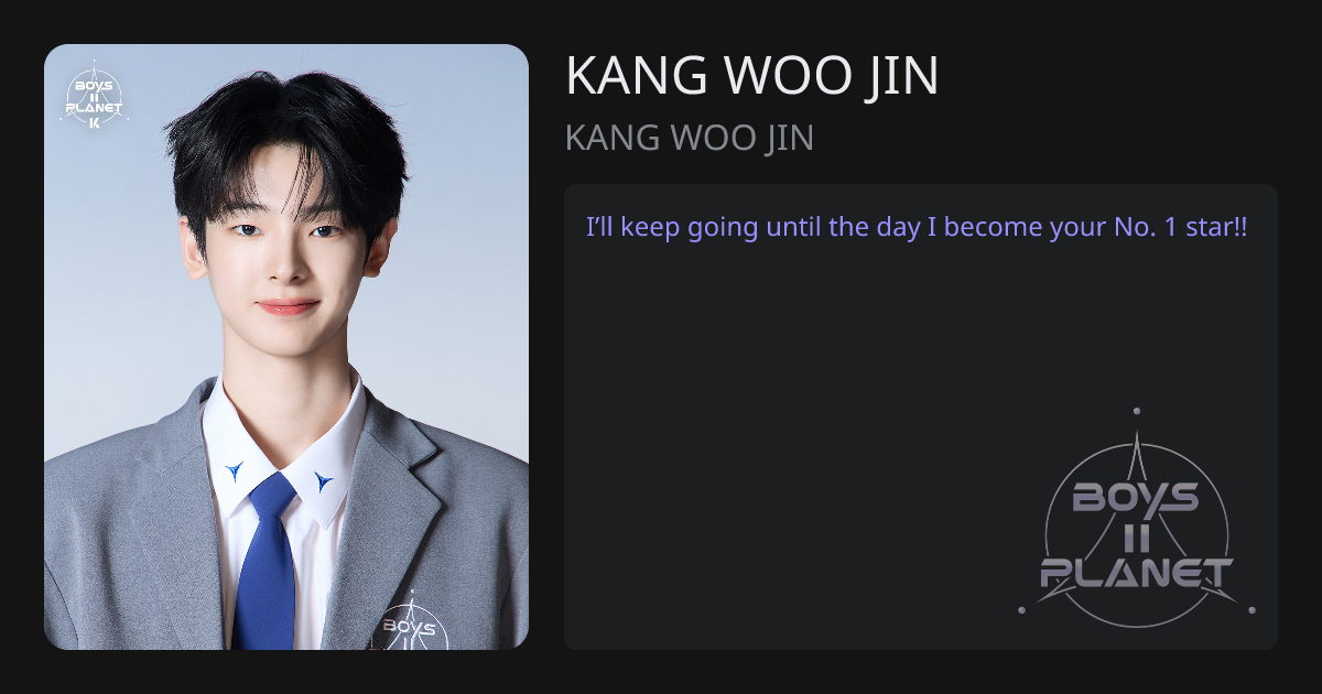 KANG WOO JIN / (KANG WOO JIN)