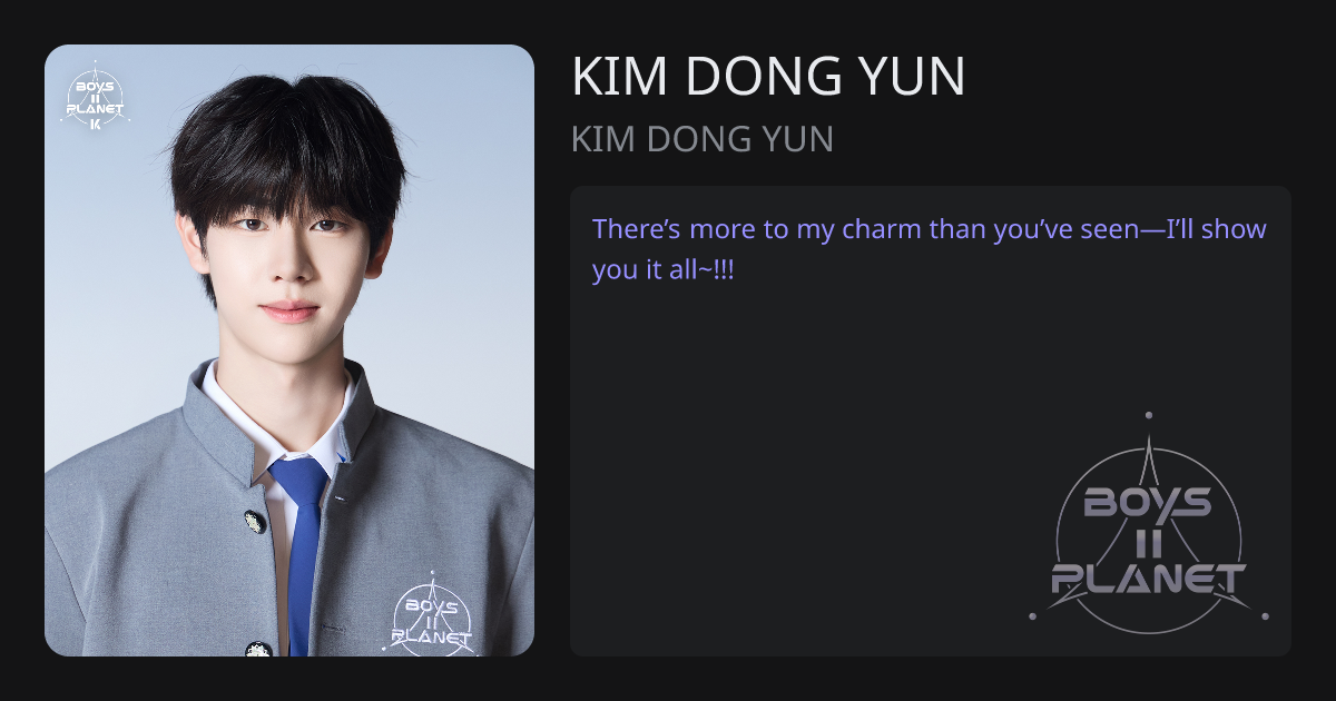 KIM DONG YUN / (KIM DONG YUN)