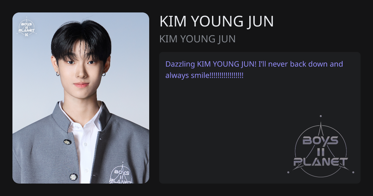 KIM YOUNG JUN / (KIM YOUNG JUN)