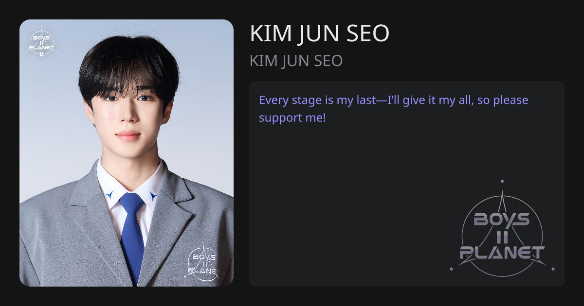 KIM JUN SEO / (KIM JUN SEO)