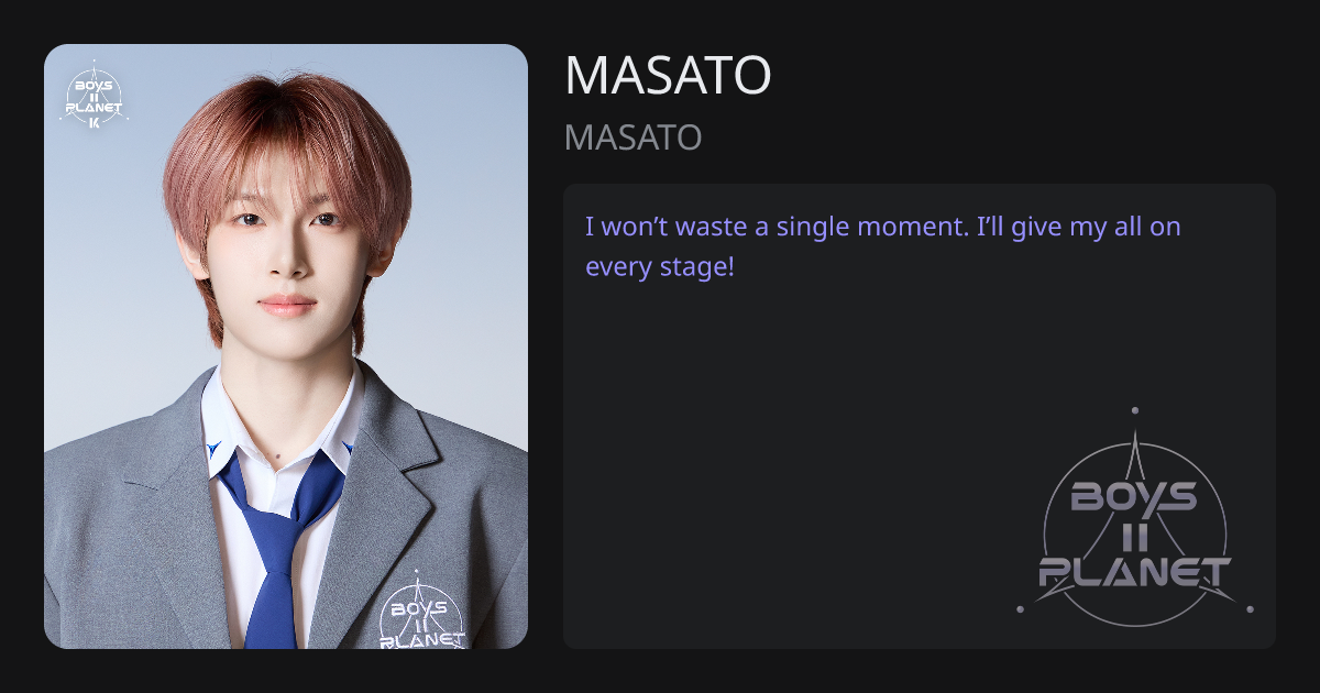 MASATO / (MASATO)