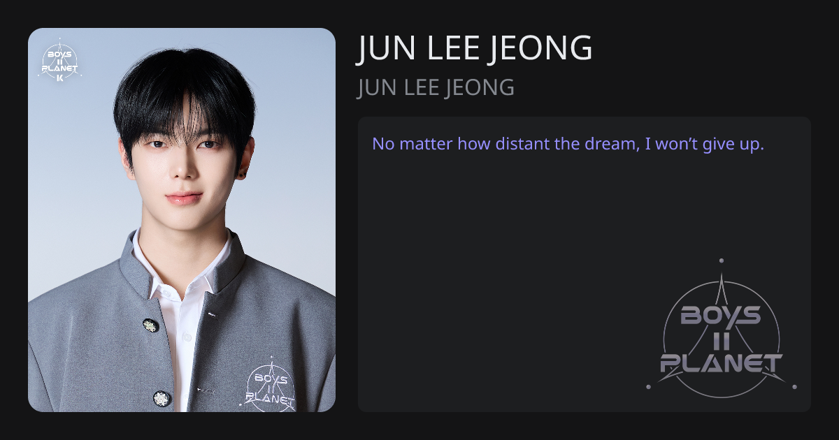 JUN LEE JEONG / (JUN LEE JEONG)