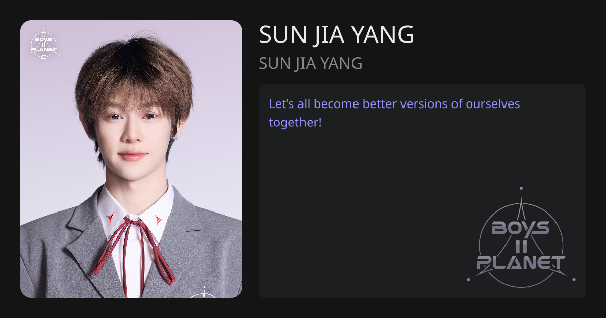 SUN JIA YANG / (SUN JIA YANG)