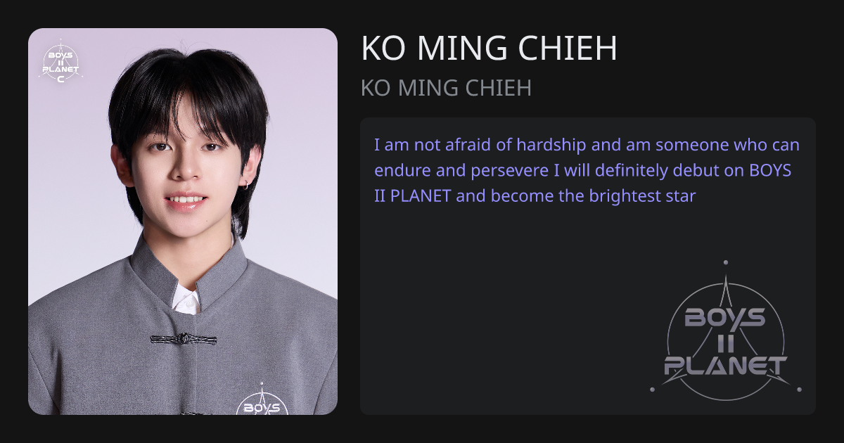 KO MING CHIEH / (KO MING CHIEH)